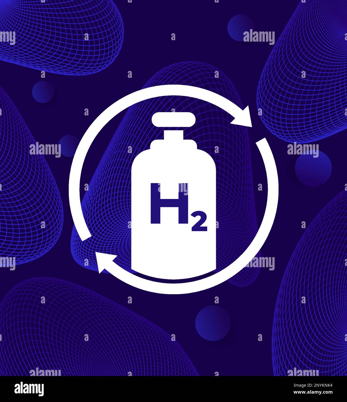 hydrogen gas tank refill icon, vector Stock Vector Image & Art - Alamy