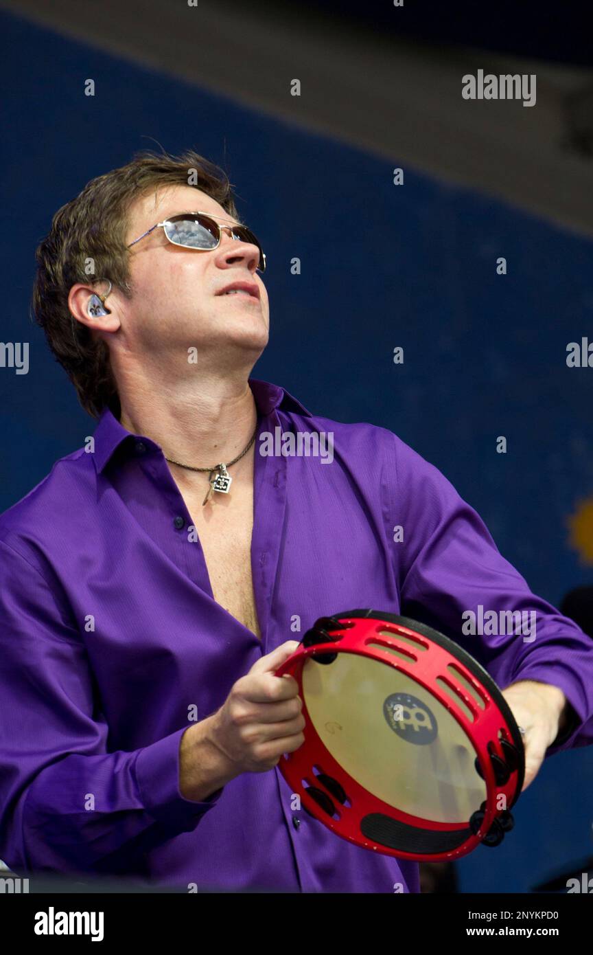 Mark Mullins of Bonerama performs during the New Orleans Jazz ...