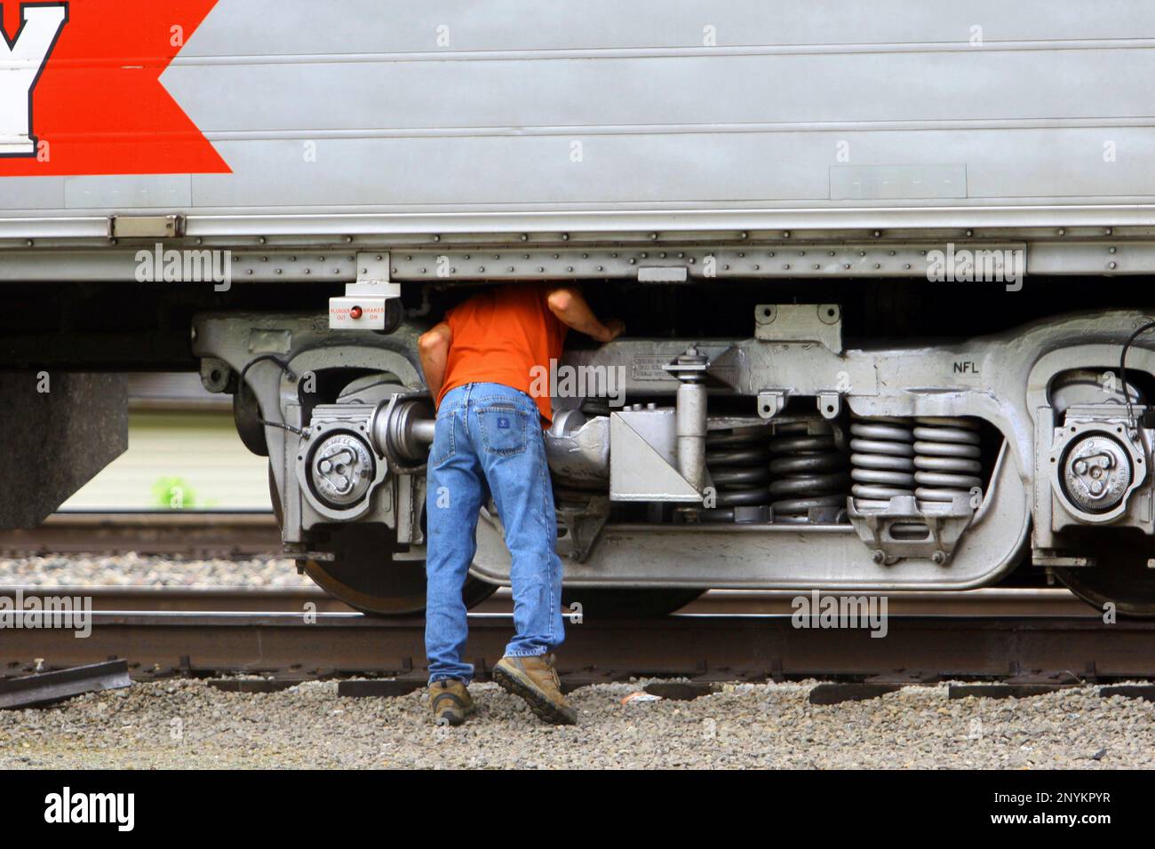 In this June 23, 2017, photo, Brian Miser checks on a Ringling Bros ...