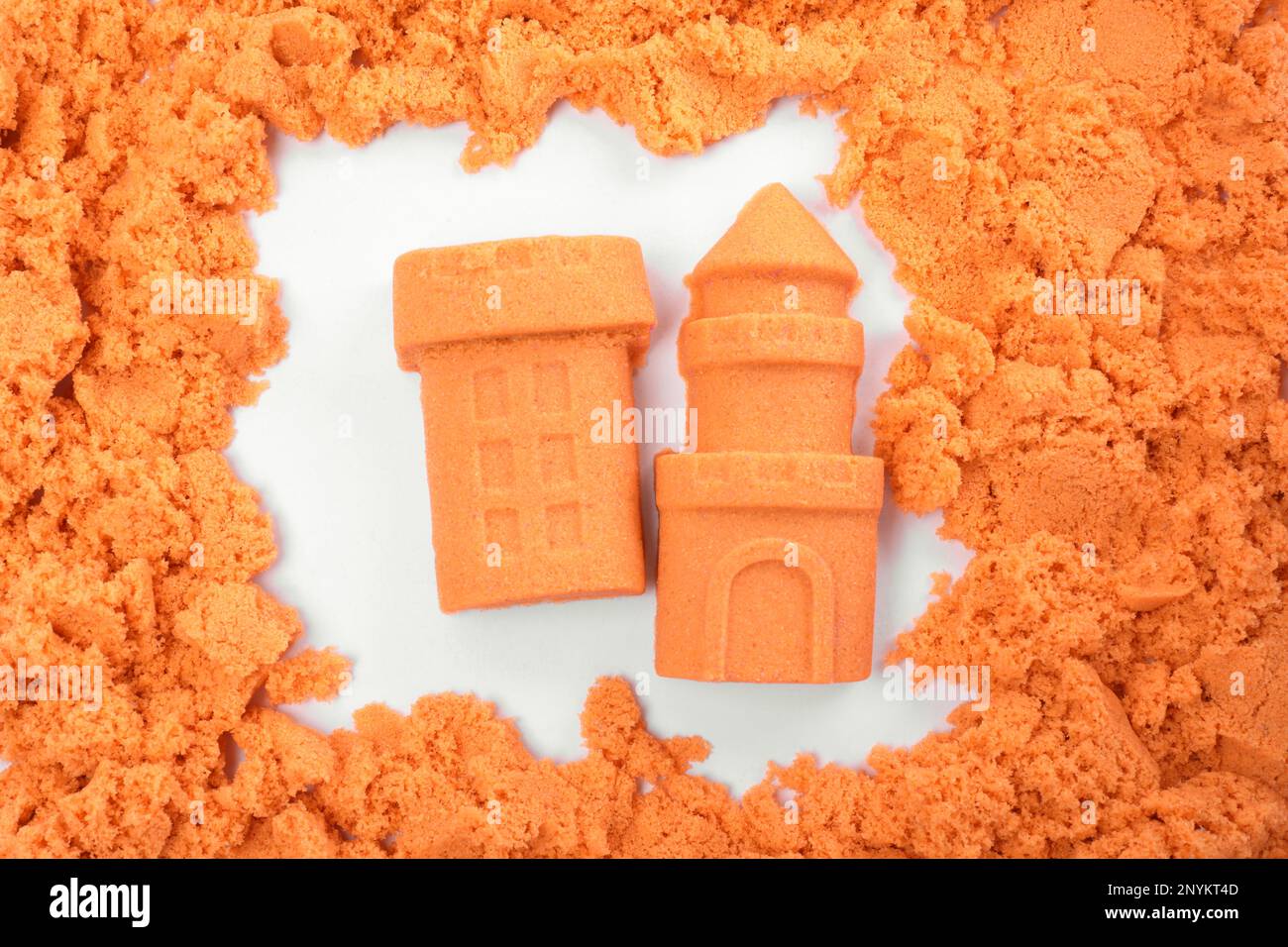 Sand castle top view hi-res stock photography and images - Alamy