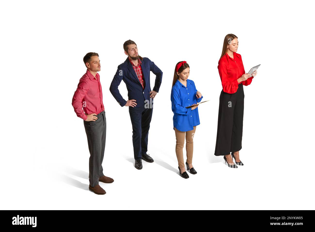 Meeting. Group of employees, workers having professional discussion ...