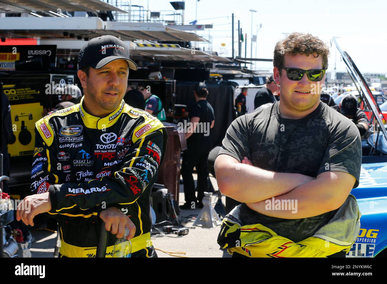 Matt Crafton, Fisher Nuts/Menards Toyota Tundra and Cody Coughlin, JEGS ...