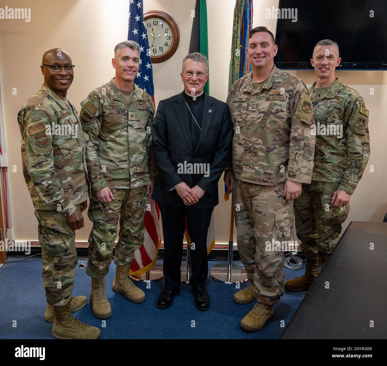 Archbishop Timothy Broglio, Archdiocese Military Services, poses for a ...