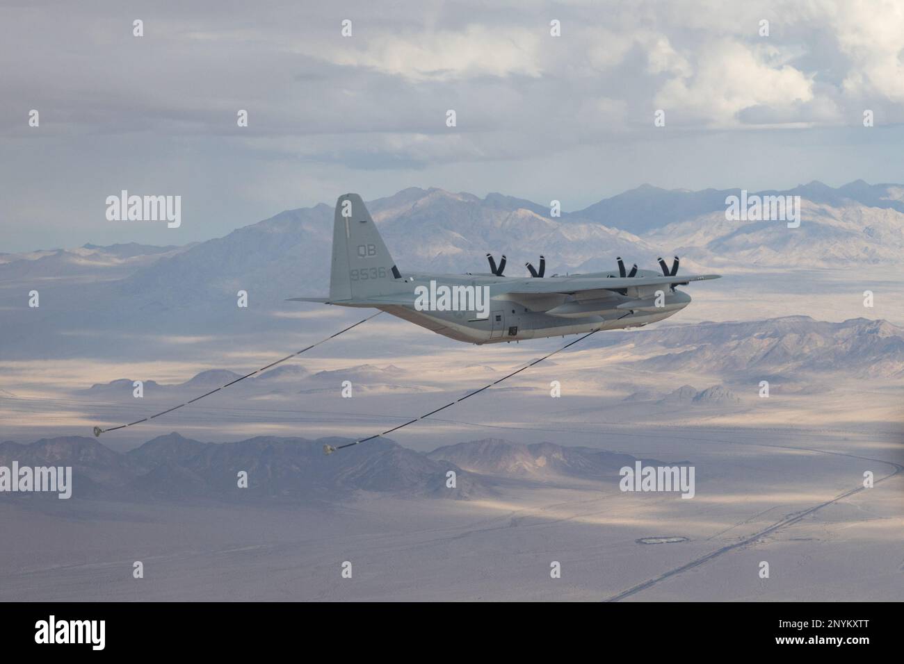 A KC-130J Hercules, assigned to Marine Aerial Refueler Transport ...