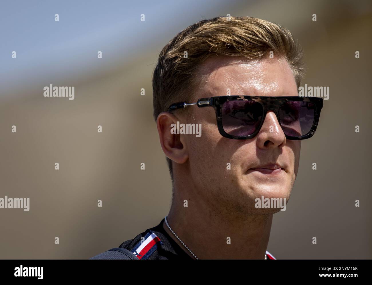 BAHRAIN - Mick Schumacher (Mercedes reserve driver) on arrival at the ...