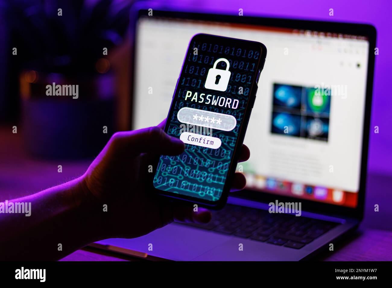 Cybersecurity system user access hi-res stock photography and images ...