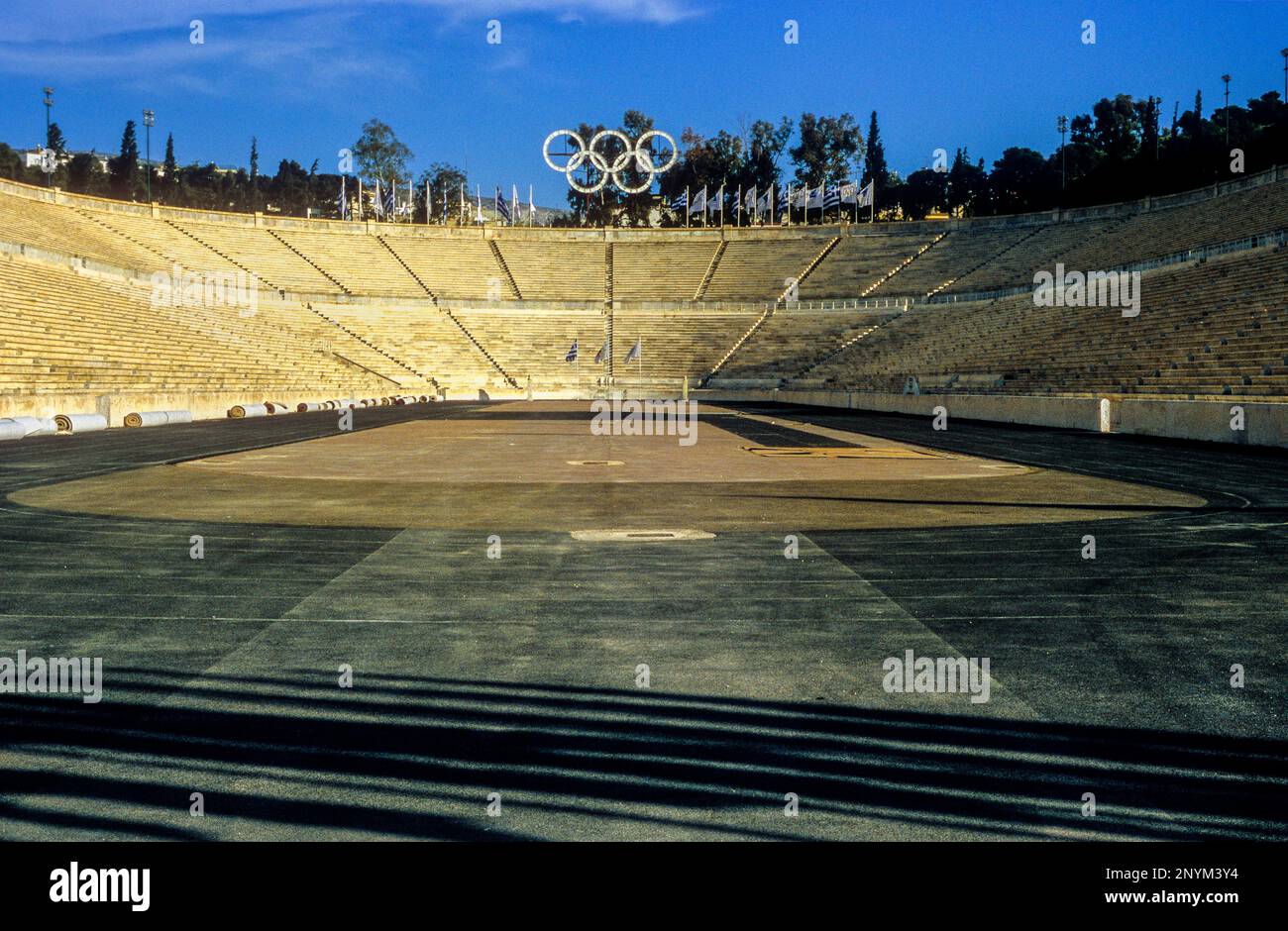 Panathenaic Stadium, Site of the 1896 Olympic Games , Athens, Greece ...