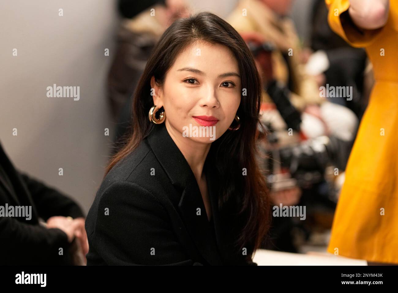 Liu Tao attends the Chloe Fall/Winter 2023-2024 ready-to-wear collection presented Thursday ...