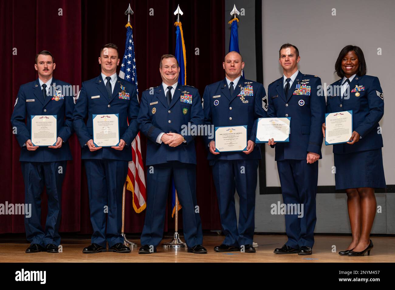 Members of the 58th Special Operations Wing and Maj. Gen. Phillip ...