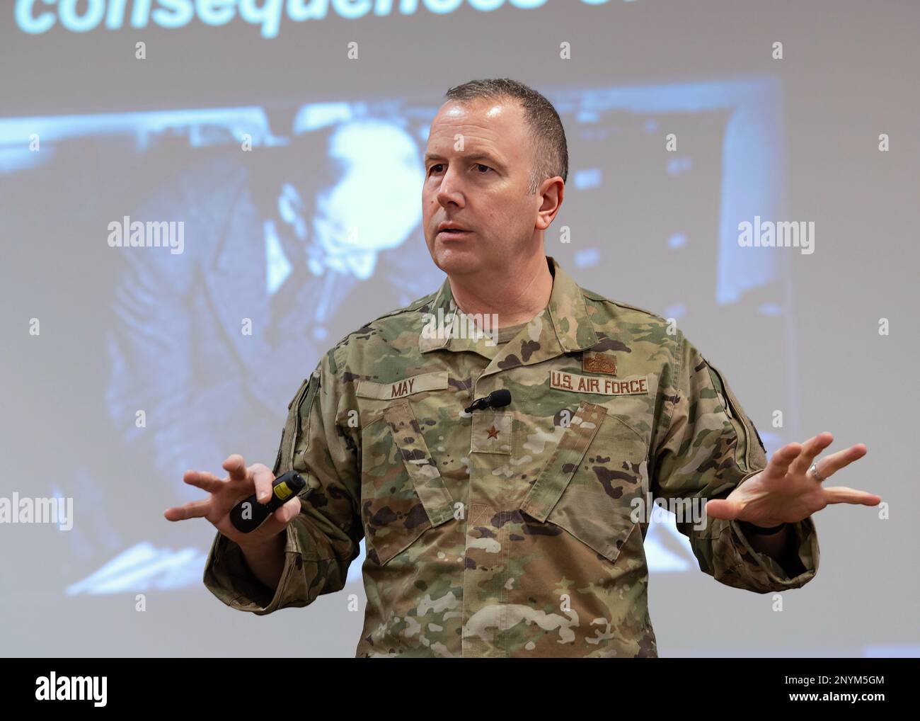 U.S. Air Force Brig. Gen. David May, Wisconsin's deputy adjutant ...