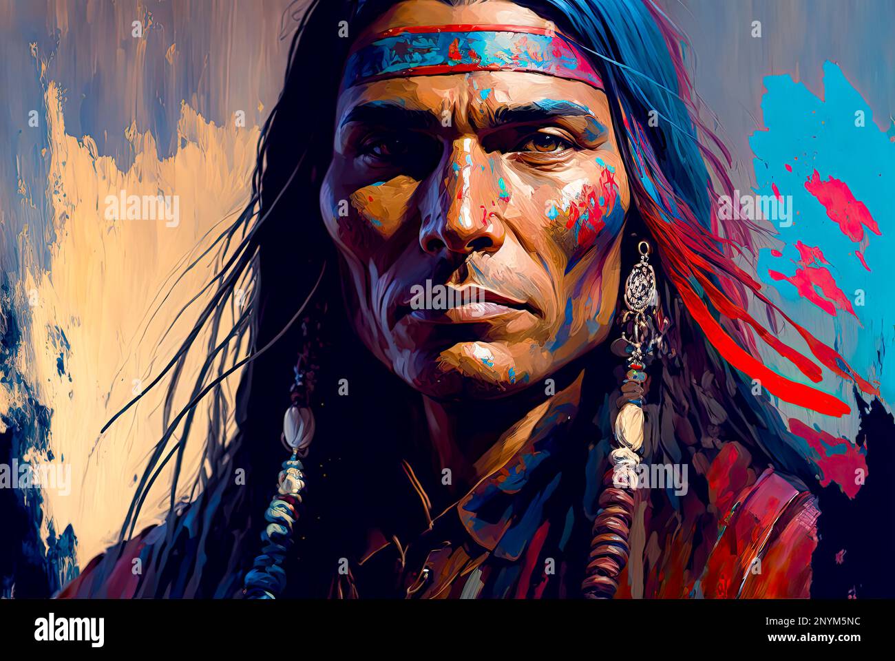 Old apache indian man hi-res stock photography and images - Alamy