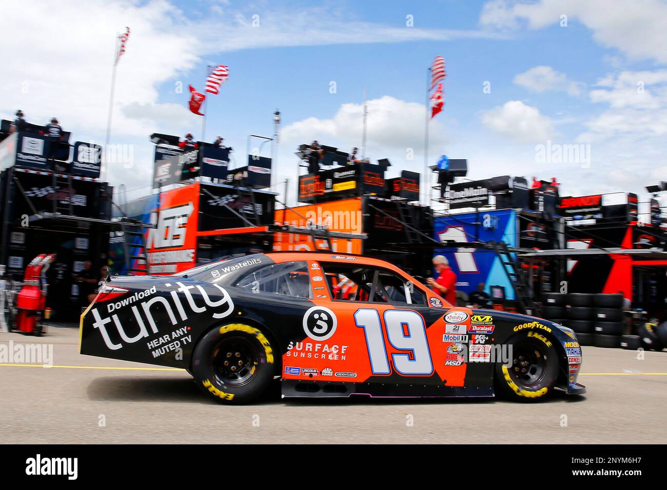 Matt Tifft, Tunity Toyota Camry during practice for the NASCAR Xfinity ...