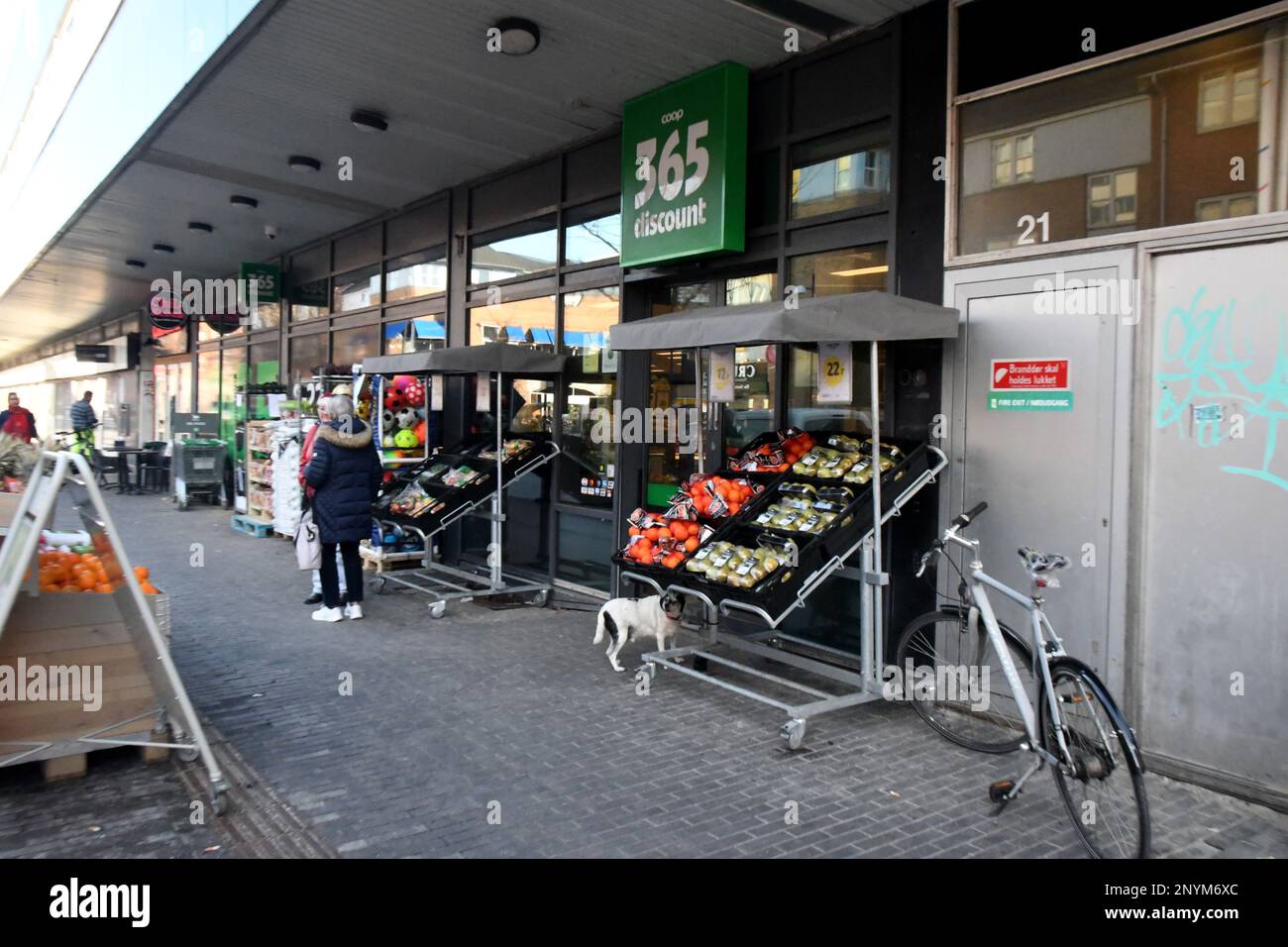 Copenhagen/Denmark/02 March 2023/365 disocunat grocery store and ...