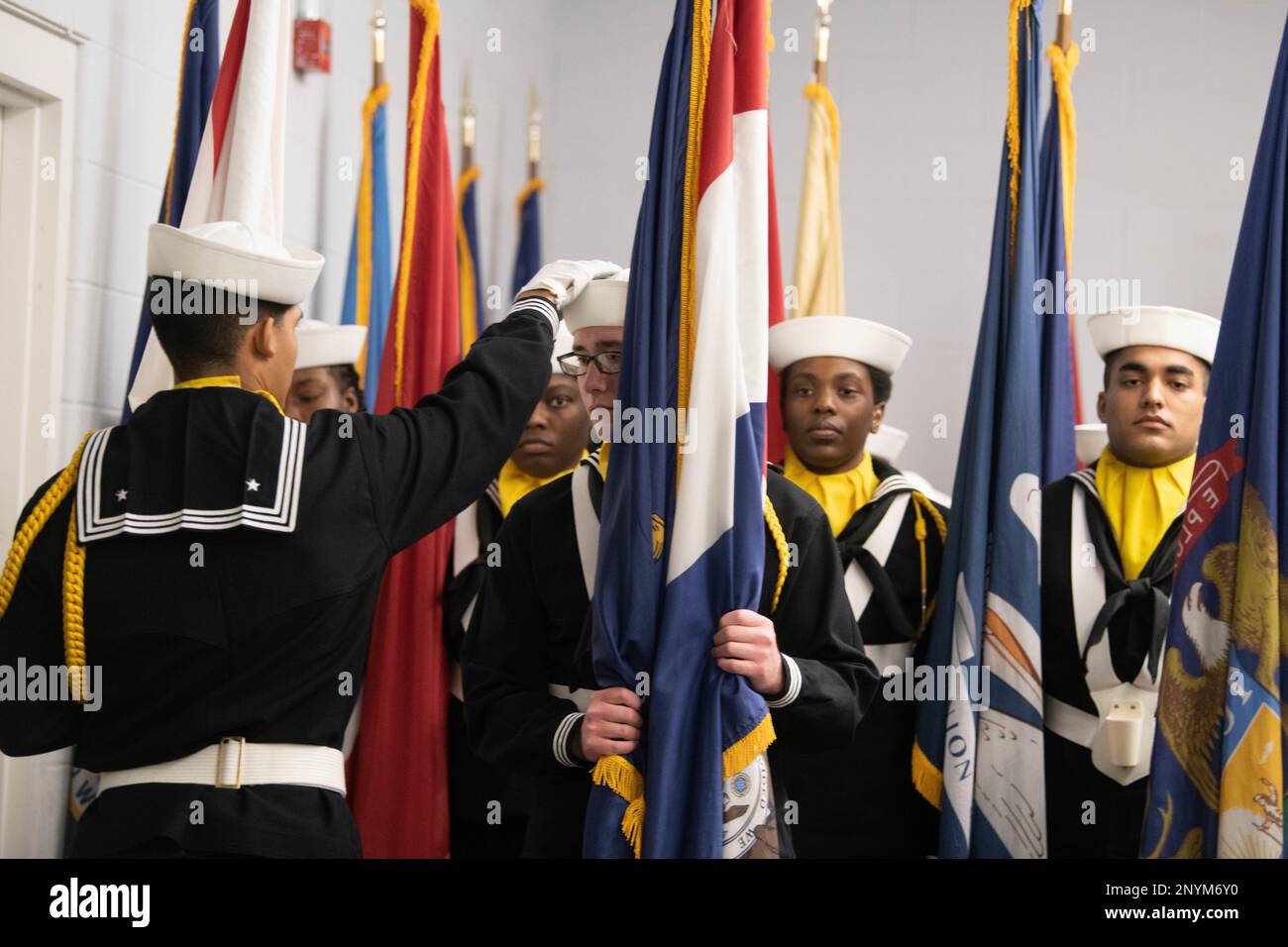 Pass in Review at U.S. Navy Recruit Training Command. More than 40,000 ...