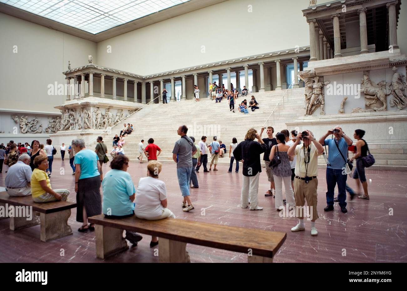 Museum Island.Pergamonmuseum. Altar of Pérgamo. Berlin. Germany Stock ...