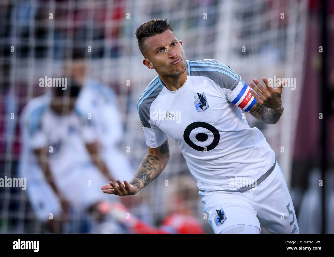 Minnesota United defender Francisco Calvo celebrates his goal gainst ...