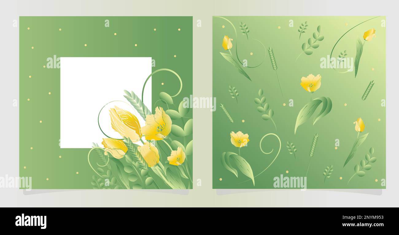 Spring card, invitation, poster, greeting. Hand drawing. Festive ...