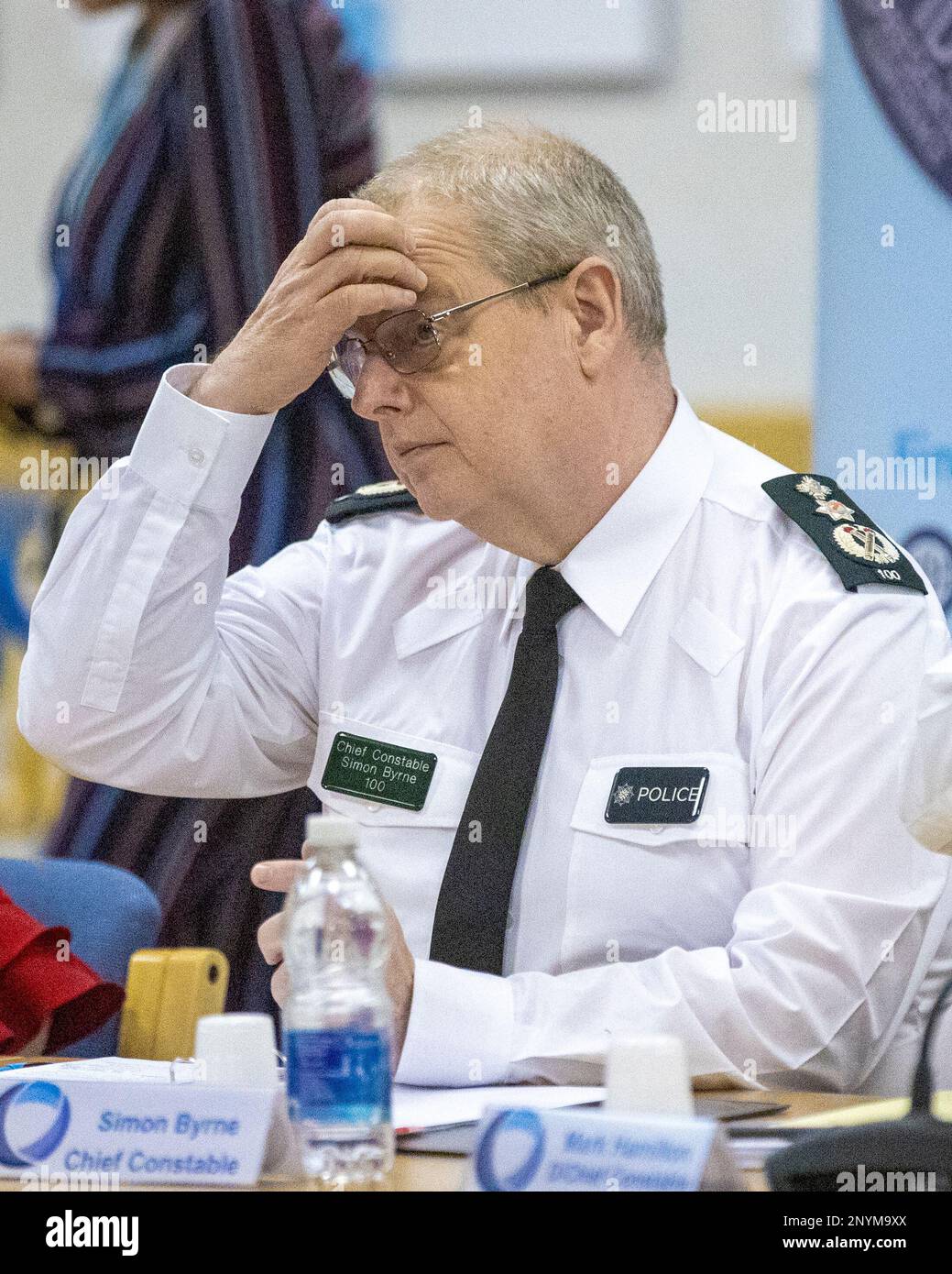 Police Service of Northern Ireland (PSNI) Chief Constable Simon Byrne ...