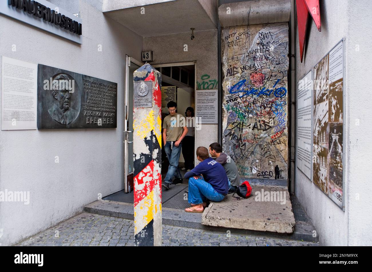 Mauermuseum. Checkpoint Charlie.Berlin. Germany Stock Photo - Alamy