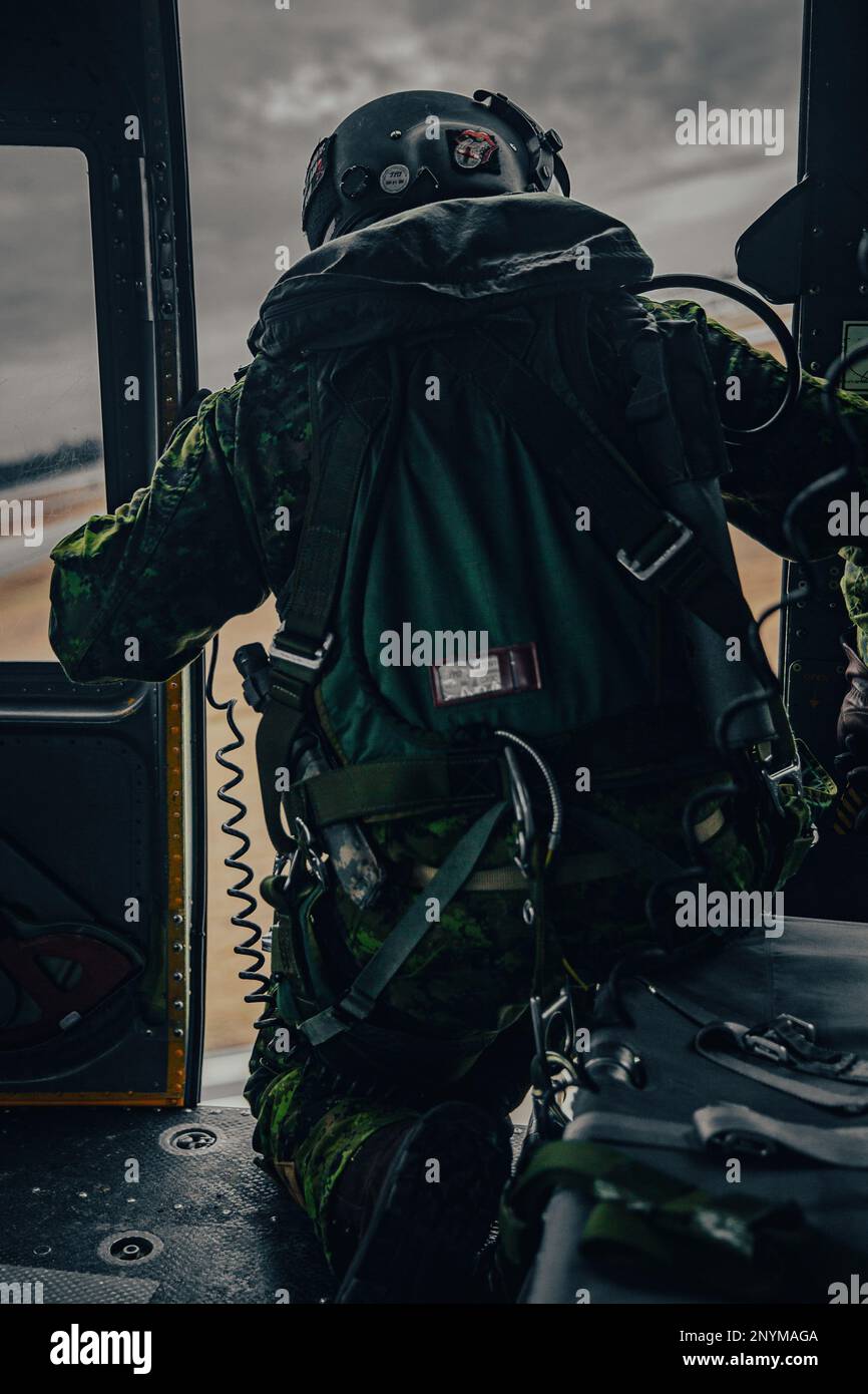 Royal Canadian Air Force (RCAF) Sgt. Jimmy Tessier-Bureau, flight ...