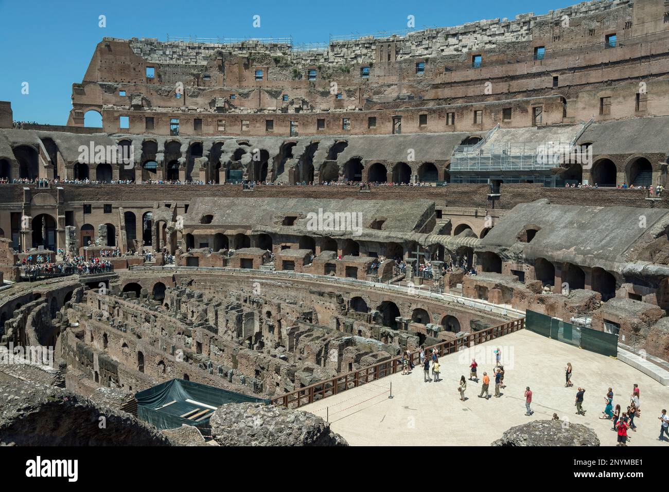 Monumental 3 tiered roman amphitheater hi-res stock photography and ...
