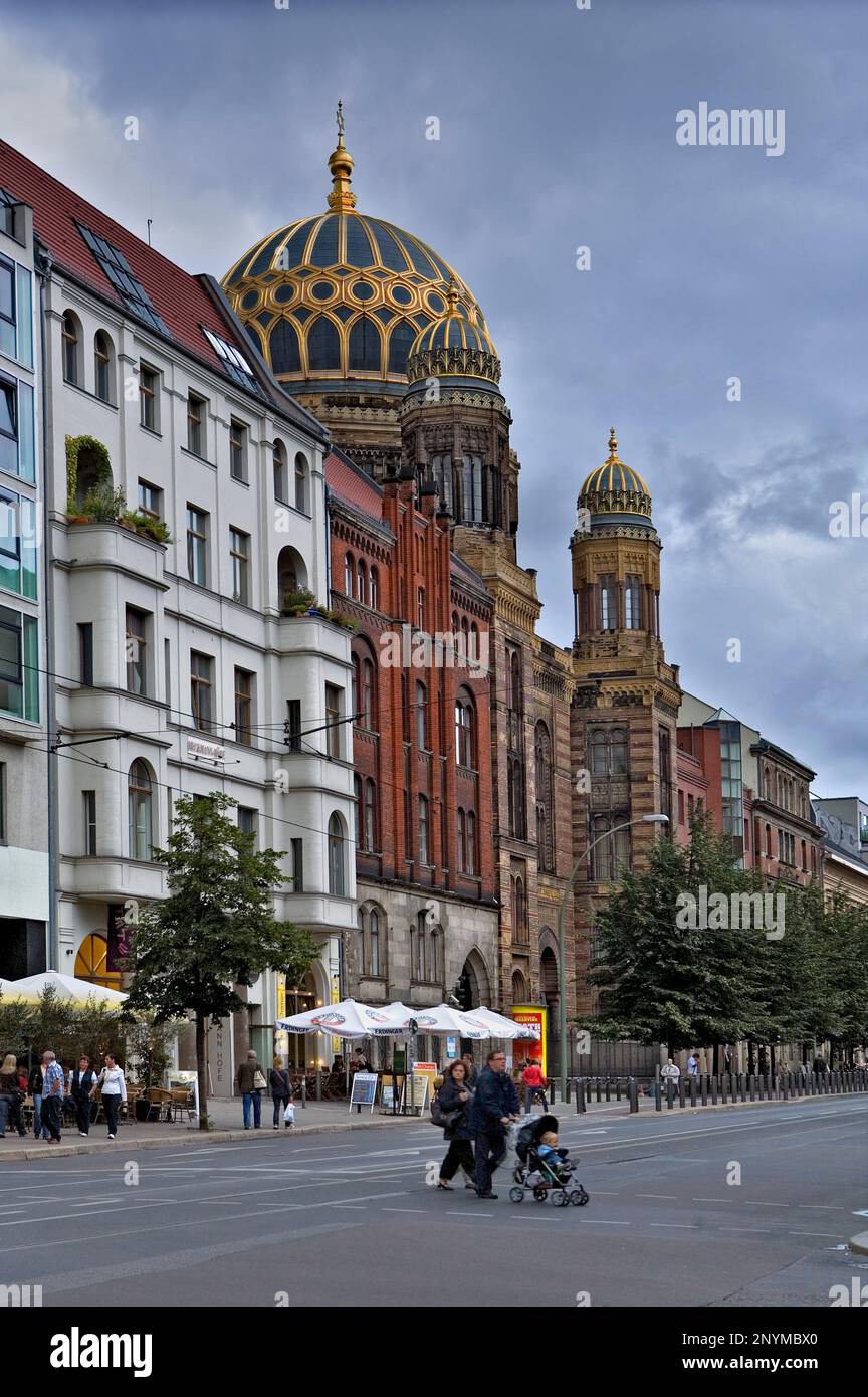 Jewish Center or new synagogue.Oranienburger strabe.Berlin. Germany ...