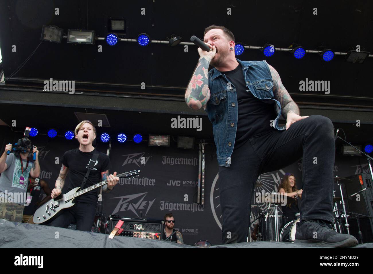 Alex Asch and Andy Bane of Dangerkids perform during the Rock On The ...