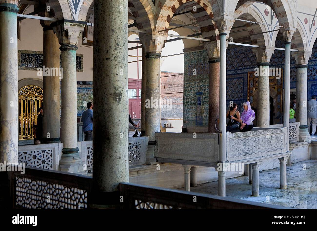 Topkapi Palace. Circumcision room in Summer Pavilion. Istanbul Turkey ...