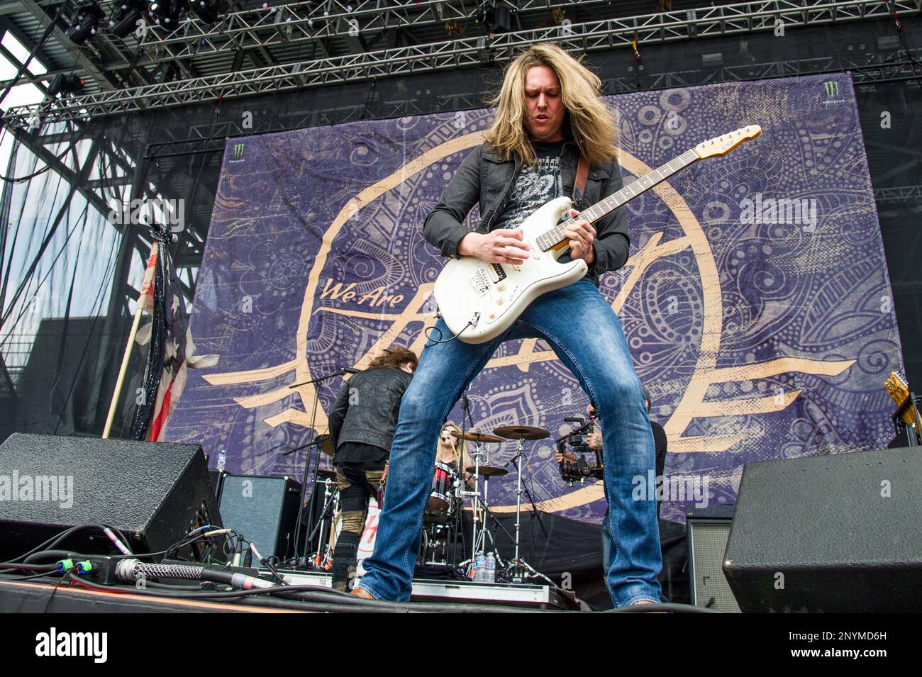 Jeff George of We Are Harlot performs during the Rock On The Range ...