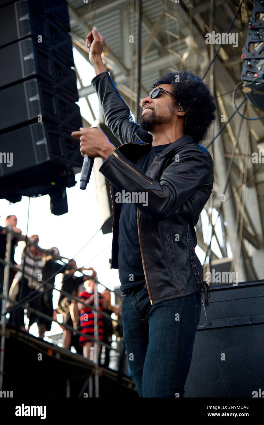William DuVall of Alice in Chains performs during the 2013 Rock On The ...