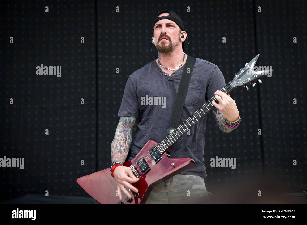John Connolly of Sevendust performs during the 2013 Rock On The Range ...