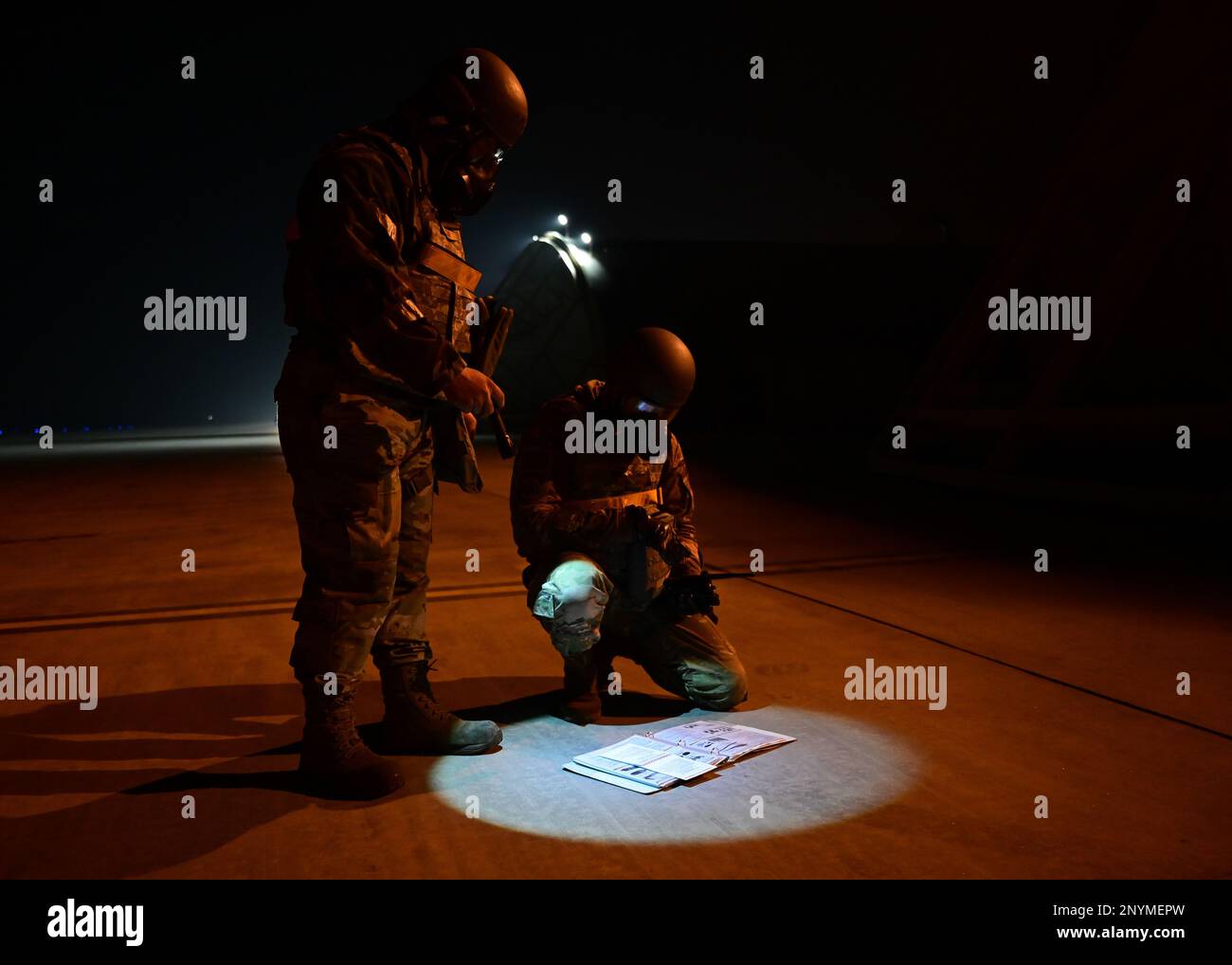 U.S Air Force Master Sgt.’s David Varady (left), 80th Fighter ...