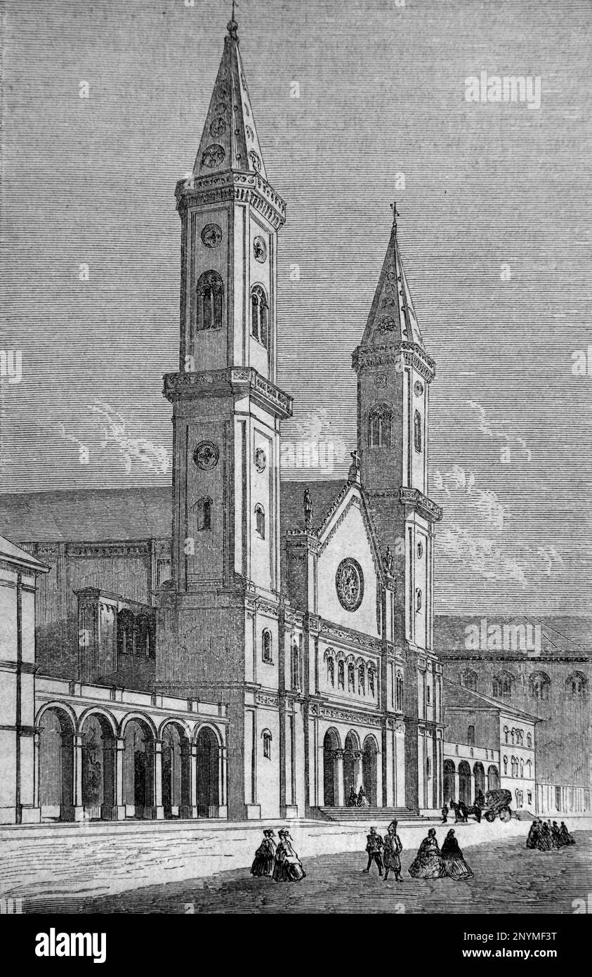 Romanesque catholic church st Black and White Stock Photos & Images - Alamy