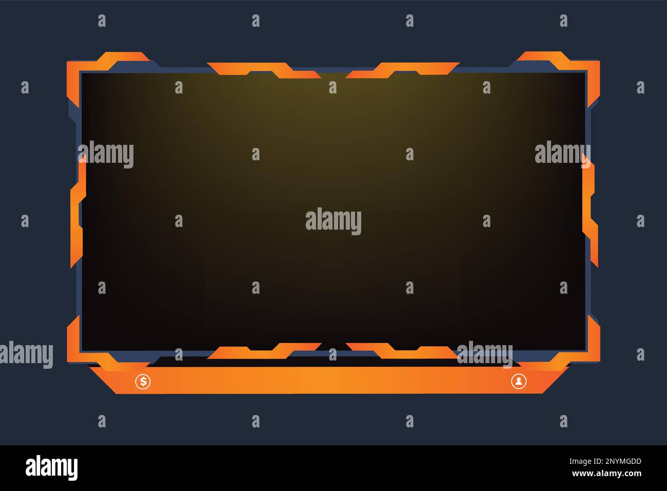 Metallic live streaming overlay hi-res stock photography and images - Alamy