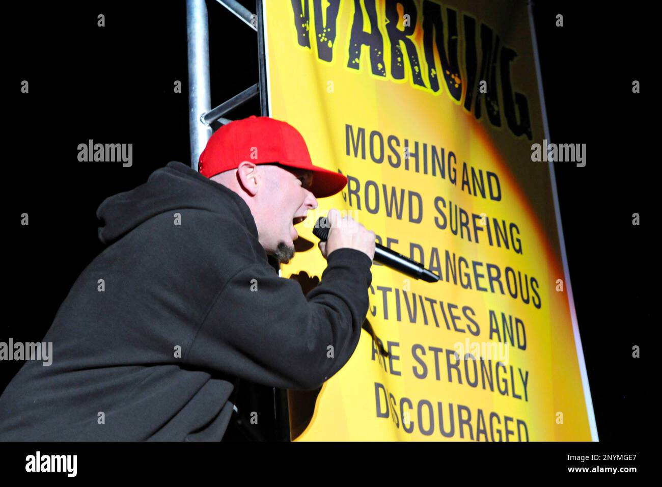 Fred Durst of Limp Bizkit performs at Rock on the Range on May 23, 2010 ...
