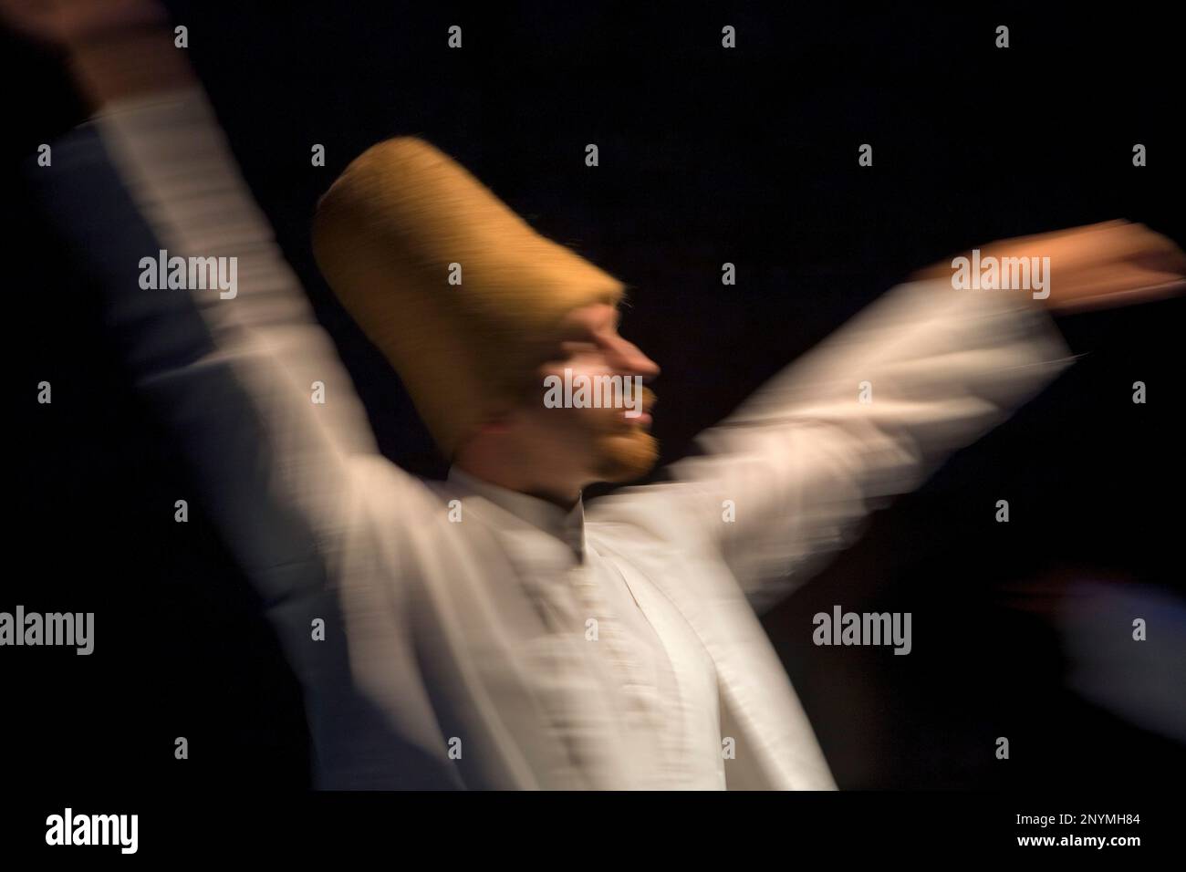 Drevish mystic dance at Hodjapasha Culture Center, Meulevi sema ...