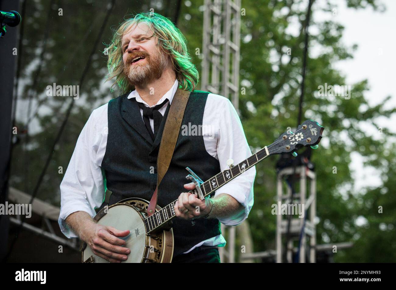 Dan Hardesty of The Last Bison performs during day 3 of the 2013 ...