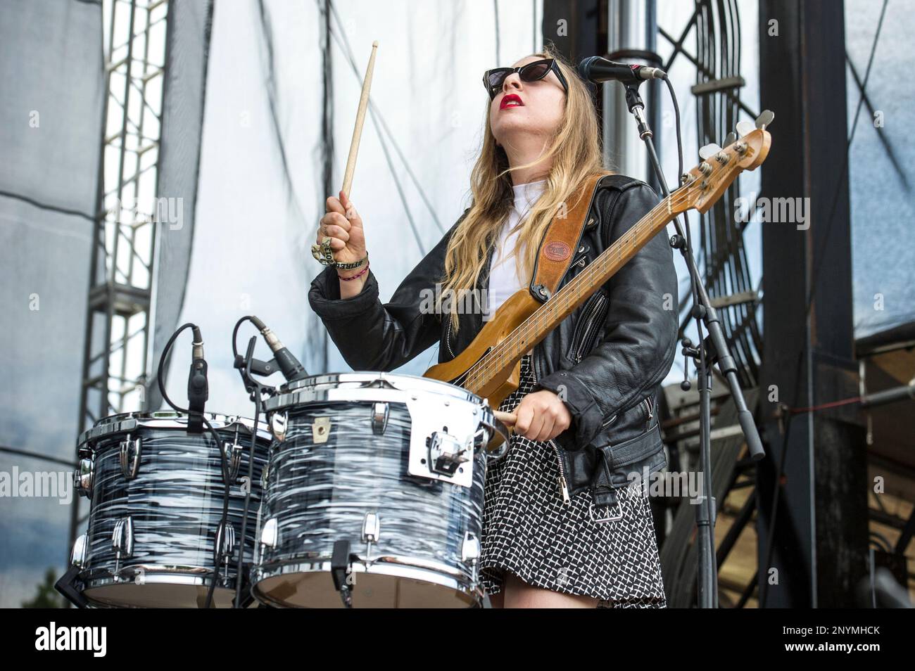 Este Haim of HAIM performs during day 3 of the 2013 Firefly Music ...