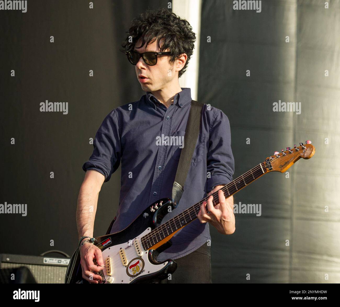 Nick Zinner of the Yeah Yeah Yeahs performs during day 2 of the 2013 ...