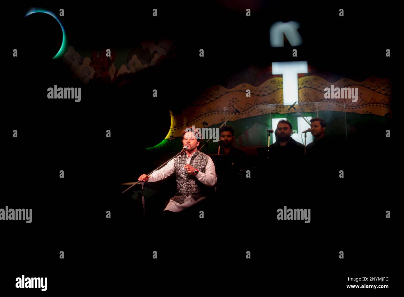 February 25, 2023, New Delhi, Delhi, India: Indian playback singer ...