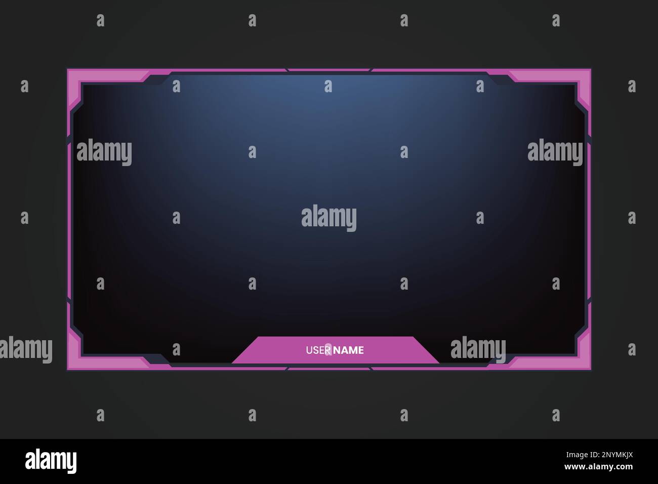 Broadcast gaming border hi-res stock photography and images - Alamy