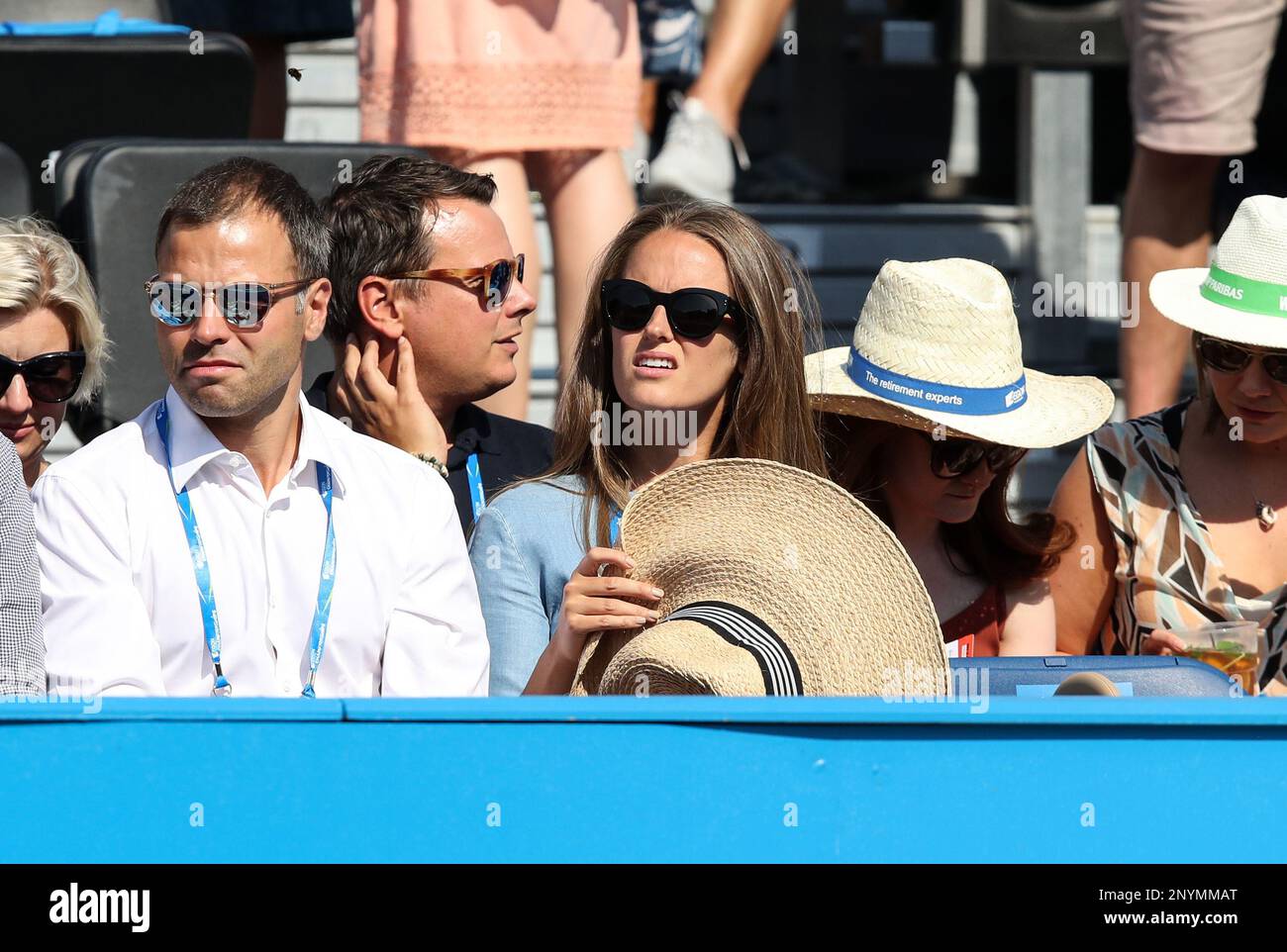 June 20 2017 London United Kingdom Andy Murrays Wife Kim Sears Looks On During The Aegon