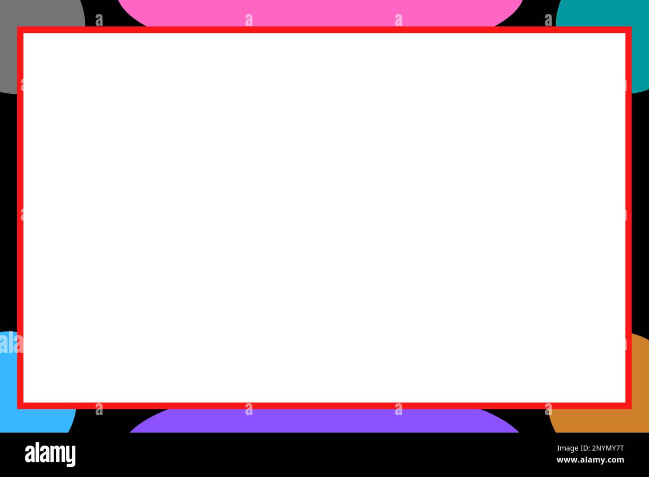 Artistic horizontal border and frame Stock Photo - Alamy