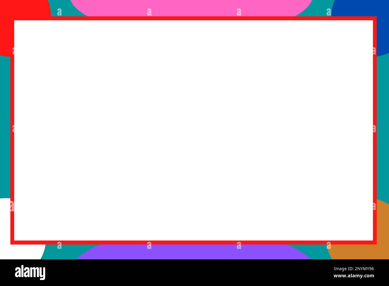 Artistic horizontal border and frame Stock Photo - Alamy