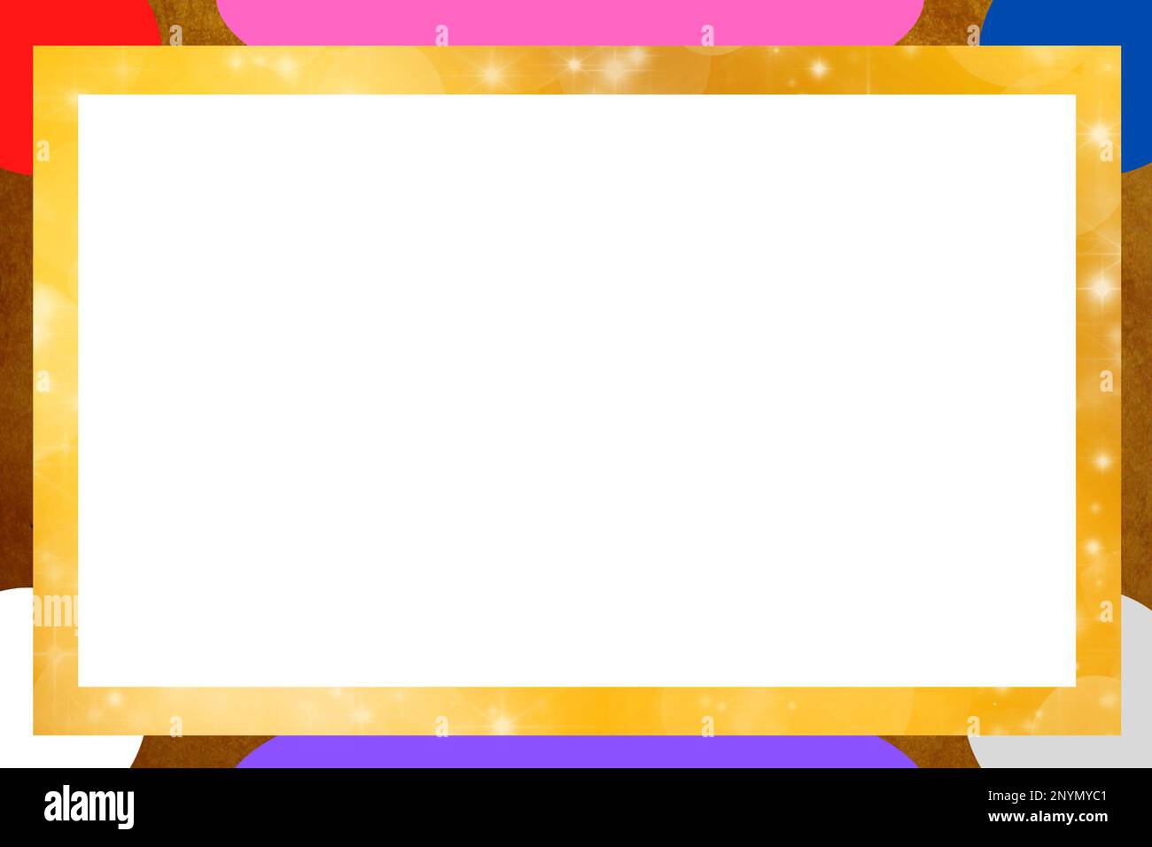 Artistic horizontal border and frame Stock Photo - Alamy