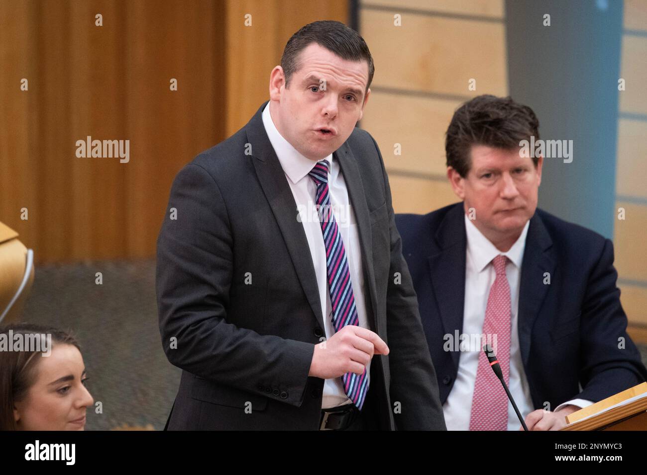 Edinburgh, Scotland, UK. 2nd Mar, 2023. PICTURED: Douglas Ross MSP, Leader of the Scottish ...