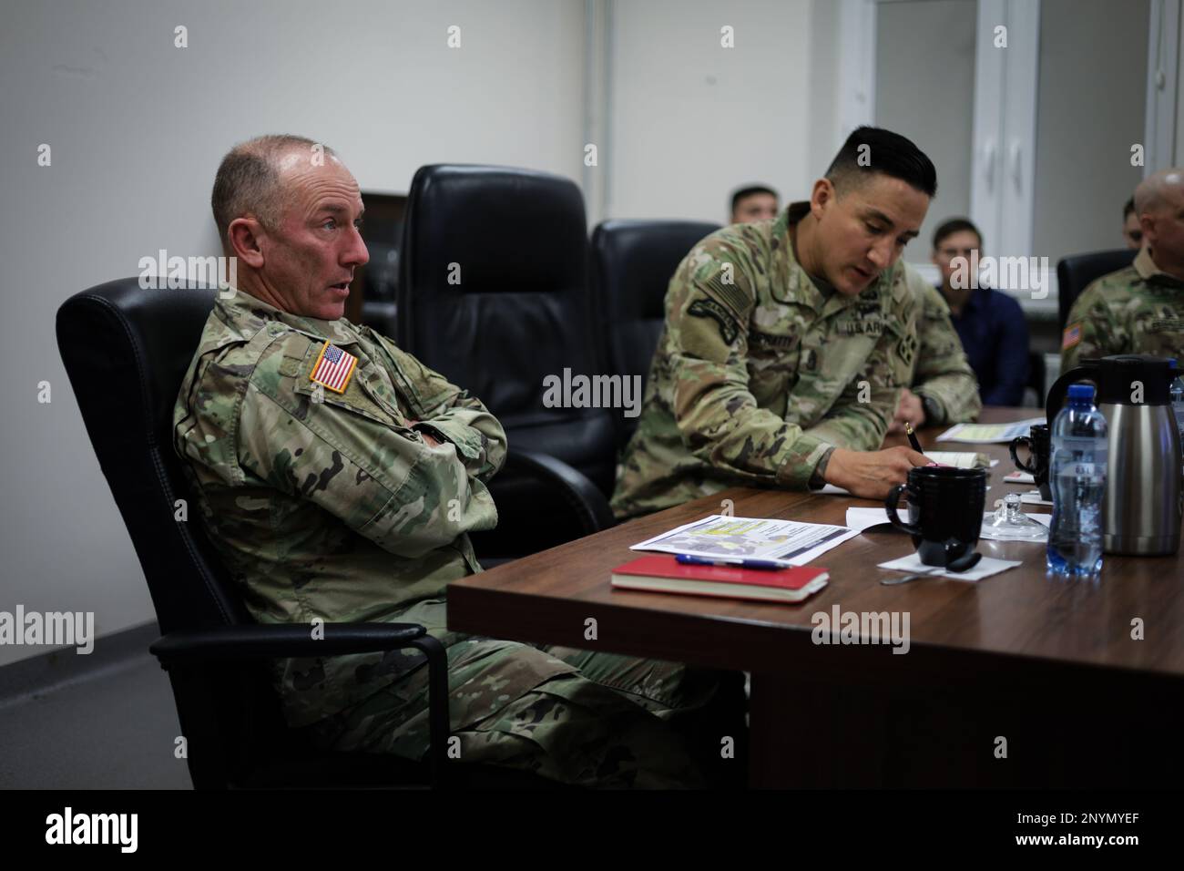 U.S. Army Command Sgt. Maj. Arthur Burgoyne, III Armored Corps' Command ...