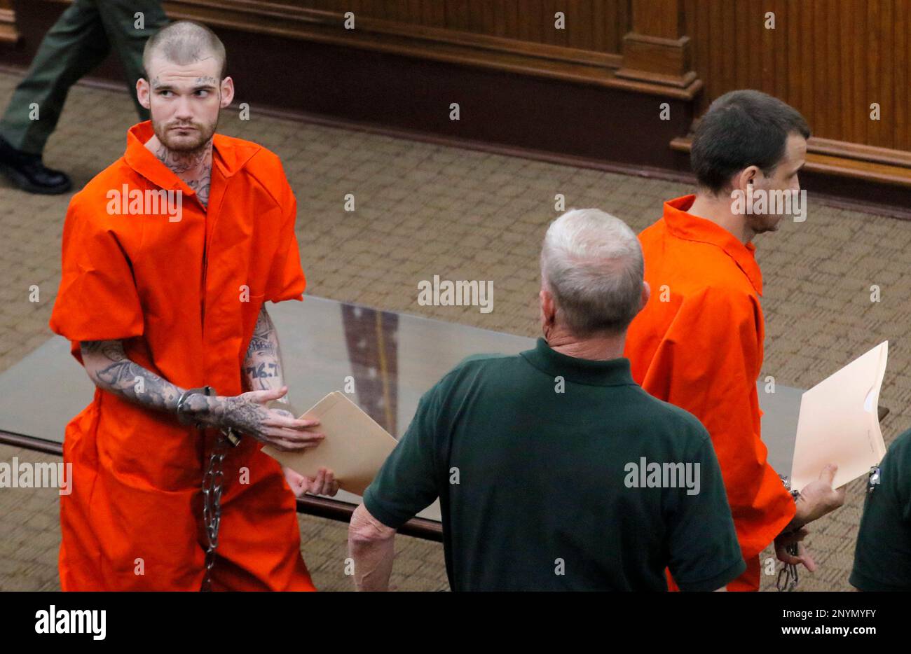 Ricky Dubose, left, and Donnie Russell Rowe make their first appearance ...