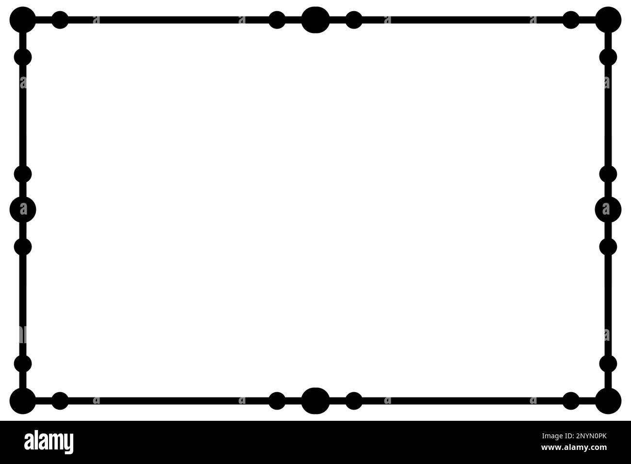 Artistic horizontal border and frame Stock Photo - Alamy