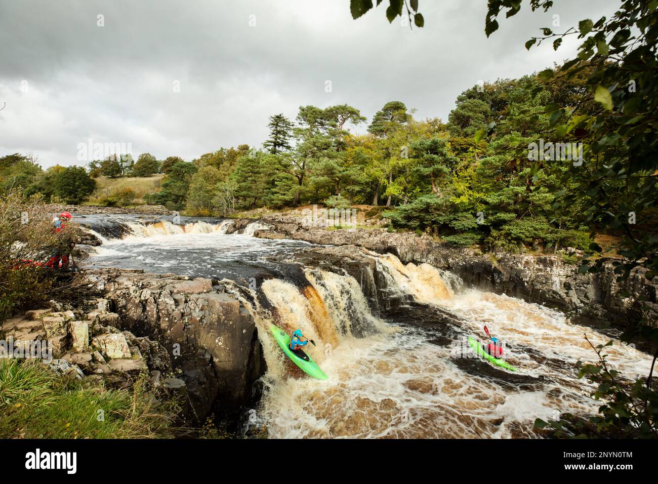Low Force Middleton in teesdale County Durham Stock Photo - Alamy